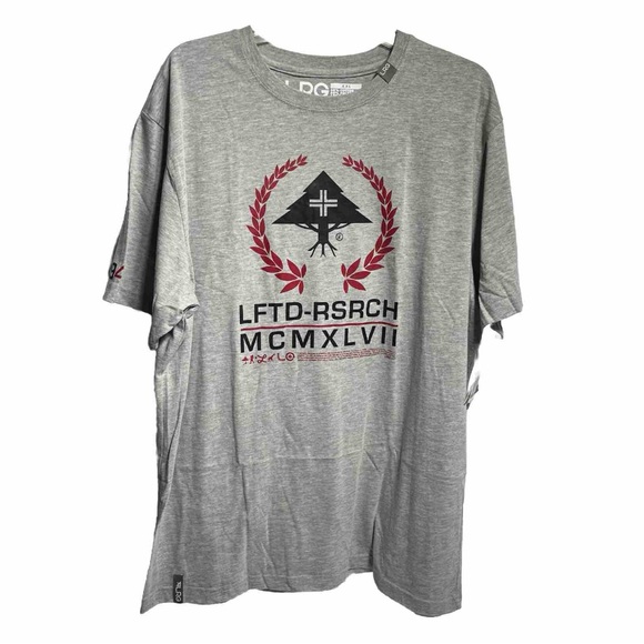 Shirts | Lrg Lifted Research Group Mens 2xl Tshirt Center Logo New Gray ...
